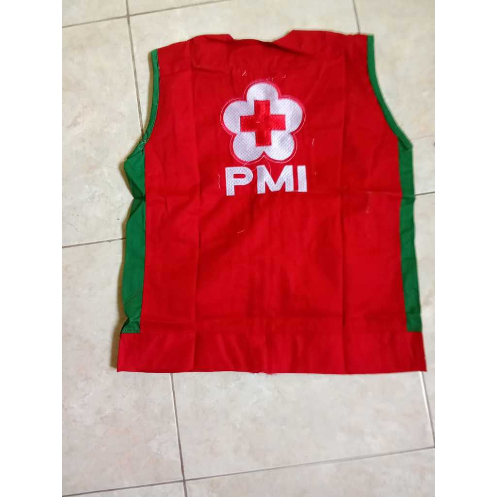Jual ROMPI PMR Mula, PMR Tingkat SD / MI, Rompi List Hijau | Shopee ...