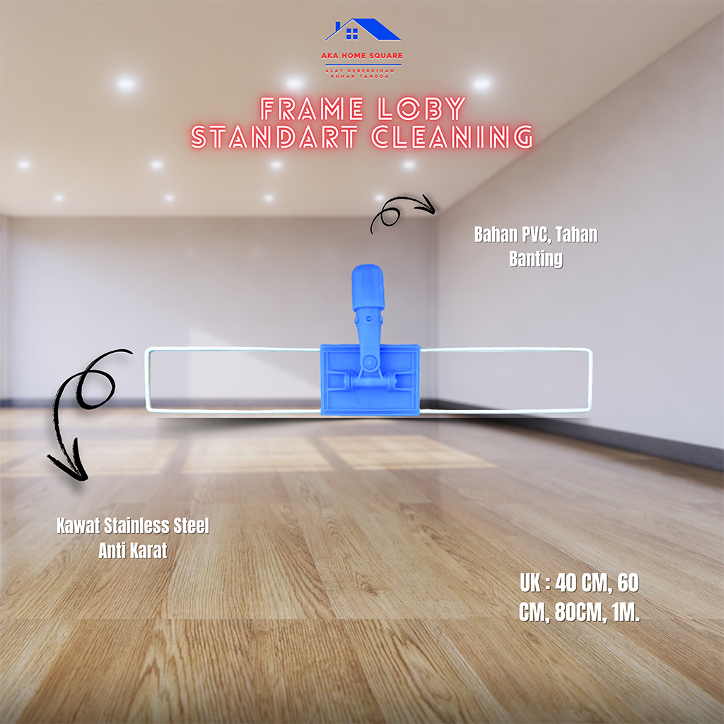 Jual Frame Lobby Duster UKURAN 40cm,60cm,80cm,100cm/dustmop kerangka ...