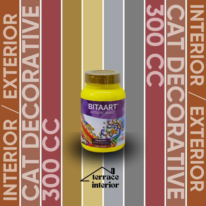 Jual Cat tembok Decorative Bital Asia Bitaart 300 cc | Shopee Indonesia