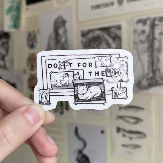 Jual Do it for THEM - WATERPROOF Vinyl Sticker | Shopee Indonesia