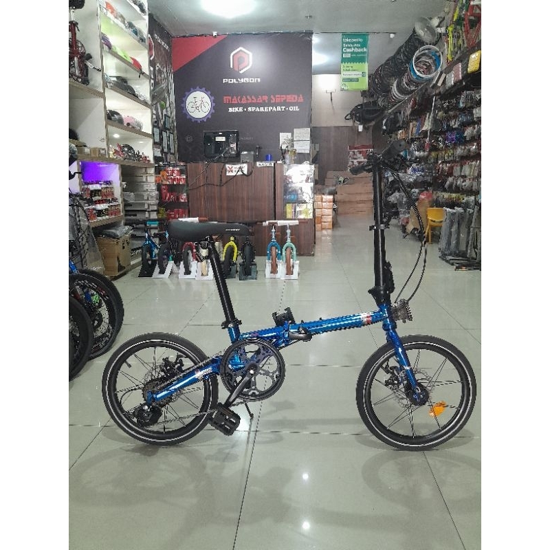 Jual SEPEDA LIPAT ELEMENT TROY SERI UV CHROME 8 SPEED 16X1 3/8 | Shopee ...