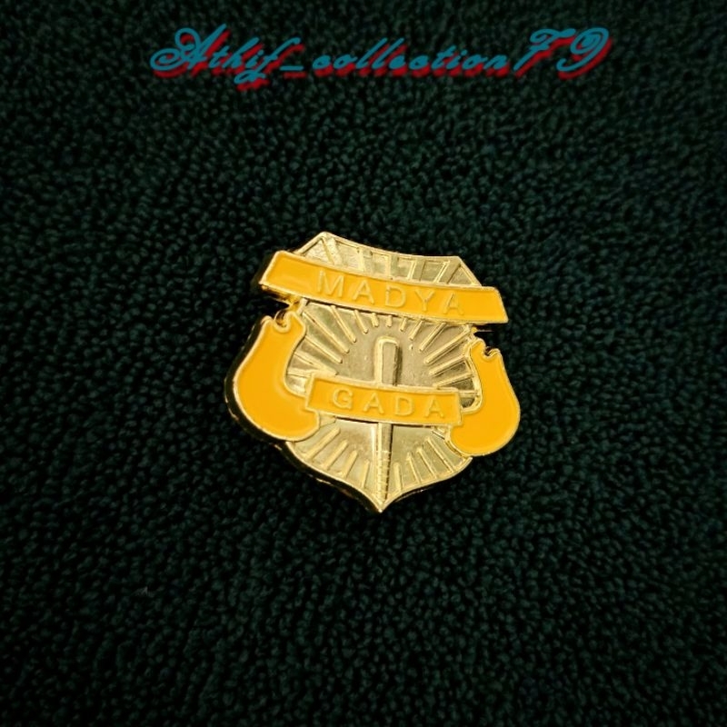 Jual Pin Gada Madya Satpam Security Bahan Logam Cor Tebal | Shopee ...