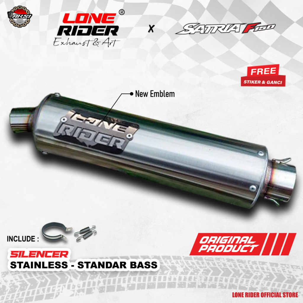 Jual ORIGINAL LONE RIDER Silencer Standar Silent Bass - Knalpot Racing ...