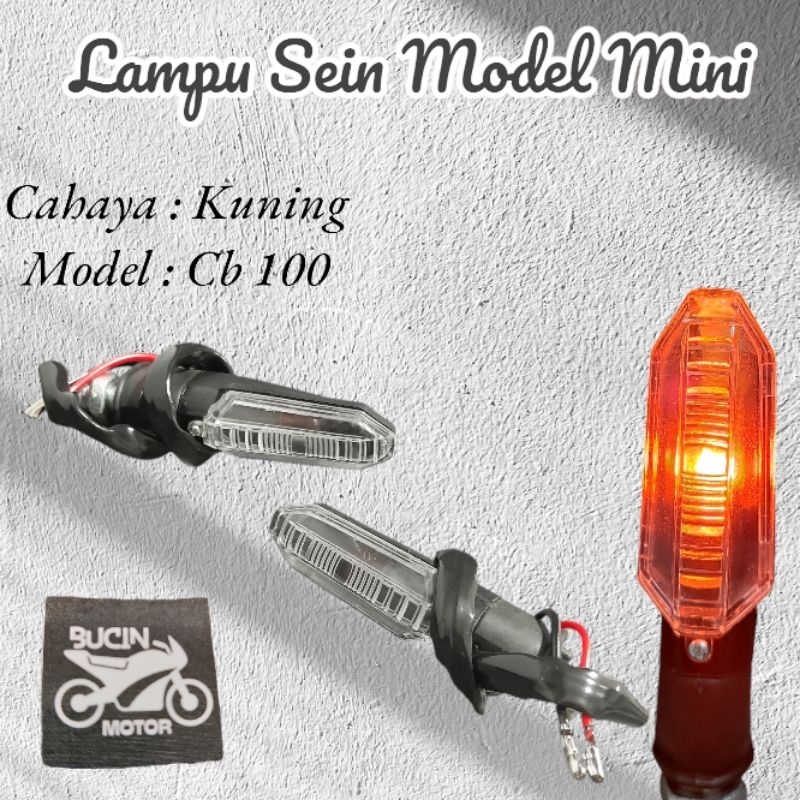 Jual Lampu Sen Sein Mini Model CB 100 Depan / Belakang | Shopee Indonesia