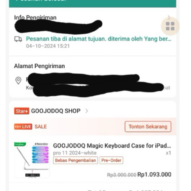 Jual magic keyboard dupe gojoodoq GEN 4 ipad 2024 M2 | Shopee Indonesia