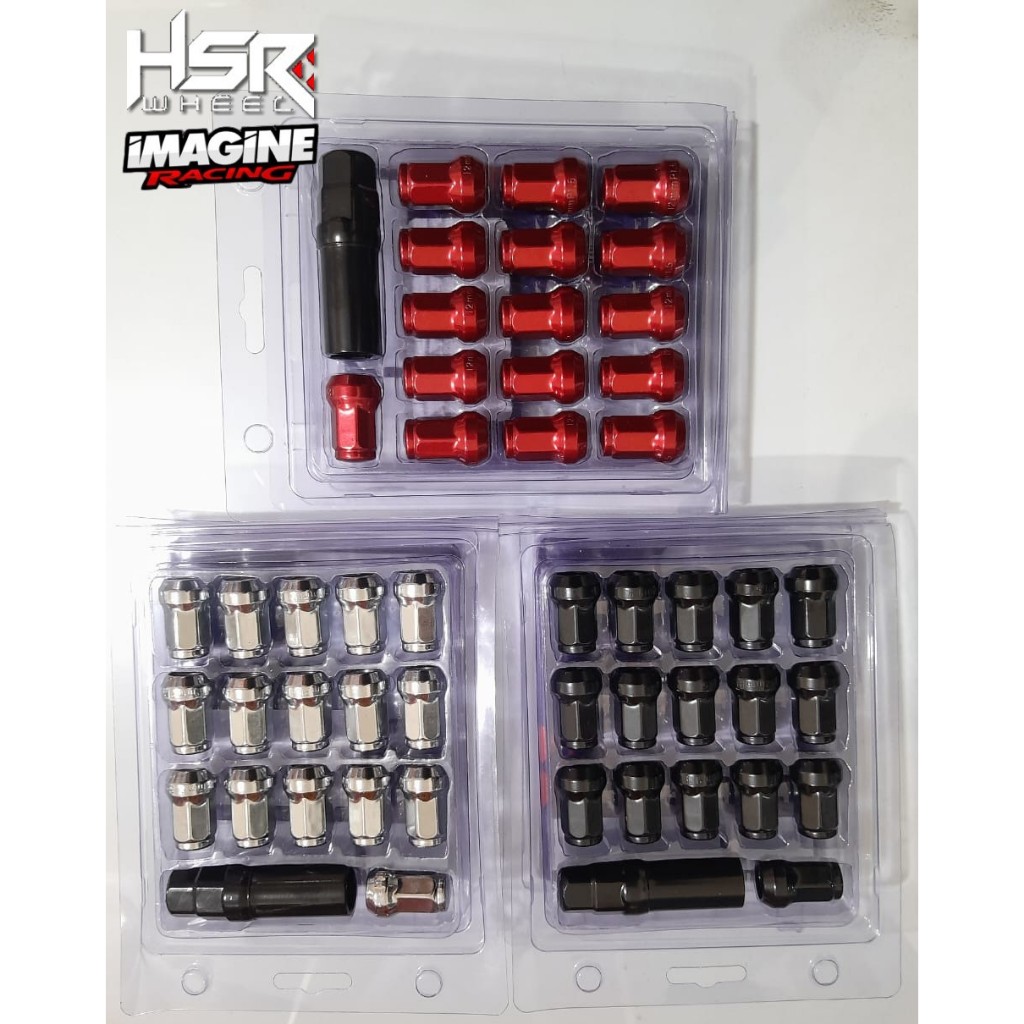 Jual BAUT RODA MOBIL MUR RACING TYPE HSR HEPTAGON COCOK UNTUK VELG ...