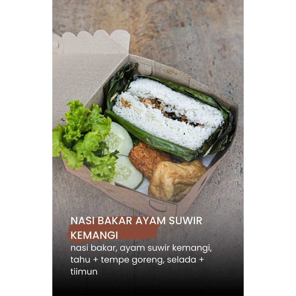 Jual Paket Nasi Bakar Ayam Suwir Kemangi 1 Box Isi 5 Macam | Shopee Indonesia