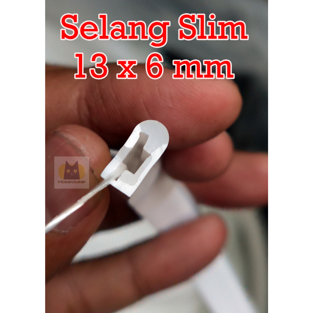 Jual Selang Alis Slim 13 x 6 mm silicone tube led strip ws2812b 8mm ...