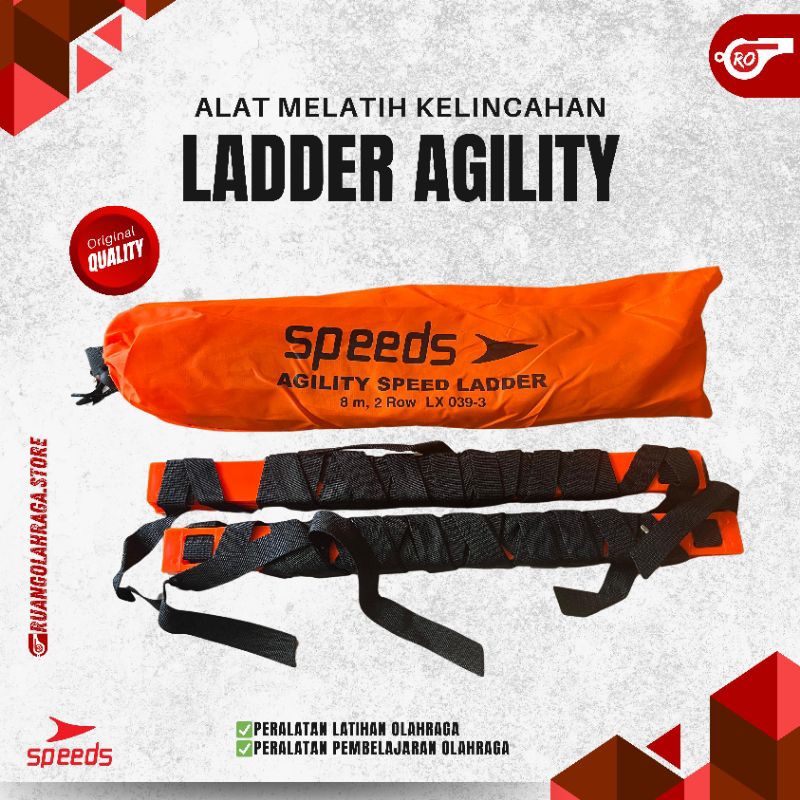 Jual Agility Ladder Speed/Speed Ladder Agility Drill/Tangga Kelincahan ...