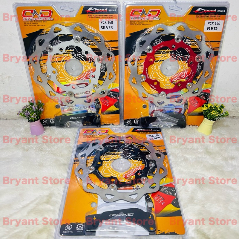 Jual PIRINGAN CAKRAM DEPAN DELKEVIC 260MM K-SPEED PCX150 PCX160 ABS CBS ...