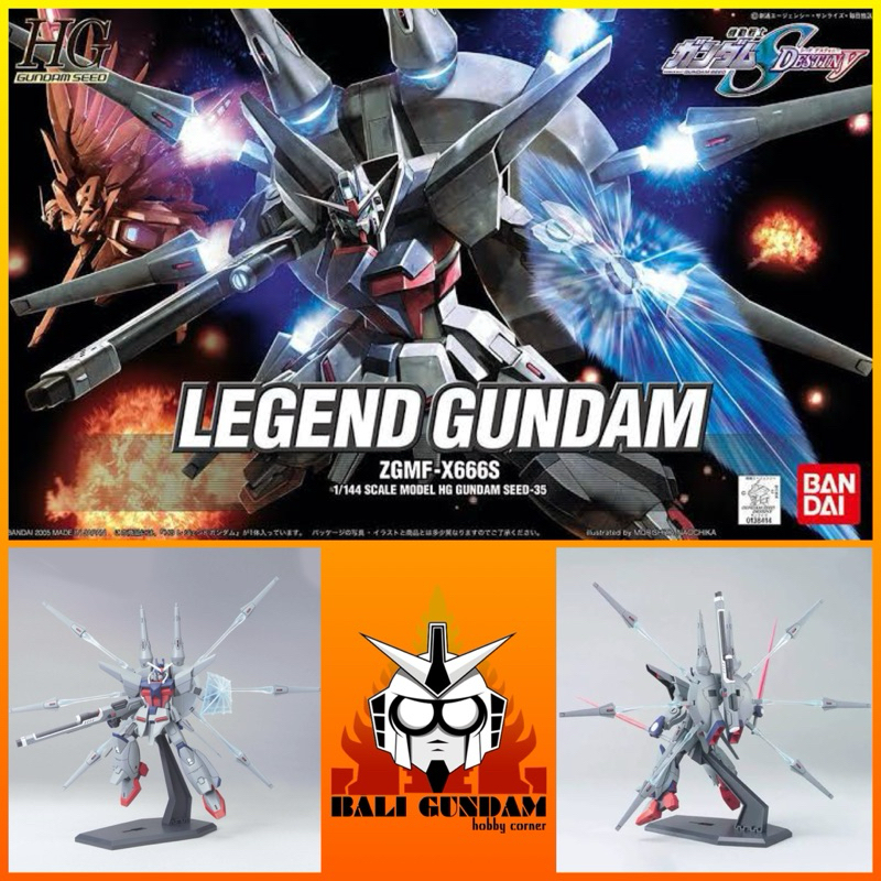 Jual HG 1/144 ZGMF-X666S LEGEND GUNDAM Bali Gundam Hobby Corner Bandai Original | Shopee Indonesia