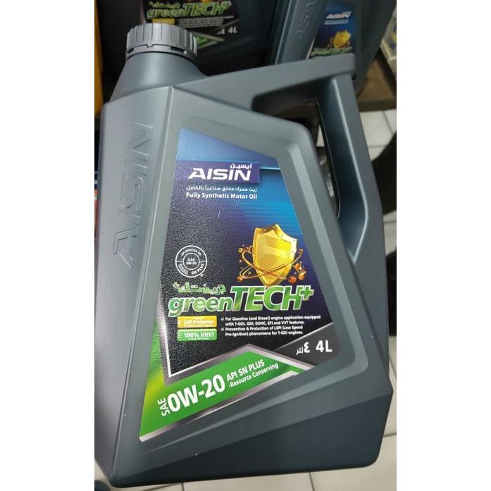 Jual Aisin Green Tech + Plus 0w20 0w-20 API SN+ SN Plus Galon | Shopee ...
