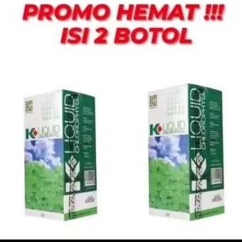 Jual PAKET 2 BOTOL KLOROFIL HERBAL DRINK K LIQUID CHLOROPHYLL ORIGINAL ...