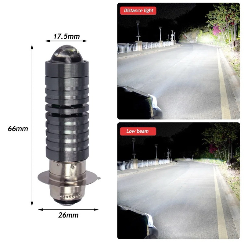 Jual New Bholam lampu led laser H6 P15 nyala putih-putih dan putih ...