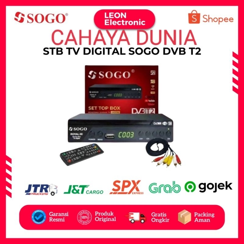 Jual SOGO stb tv digital set top box untuk tv tabung lcd led dll | Shopee Indonesia