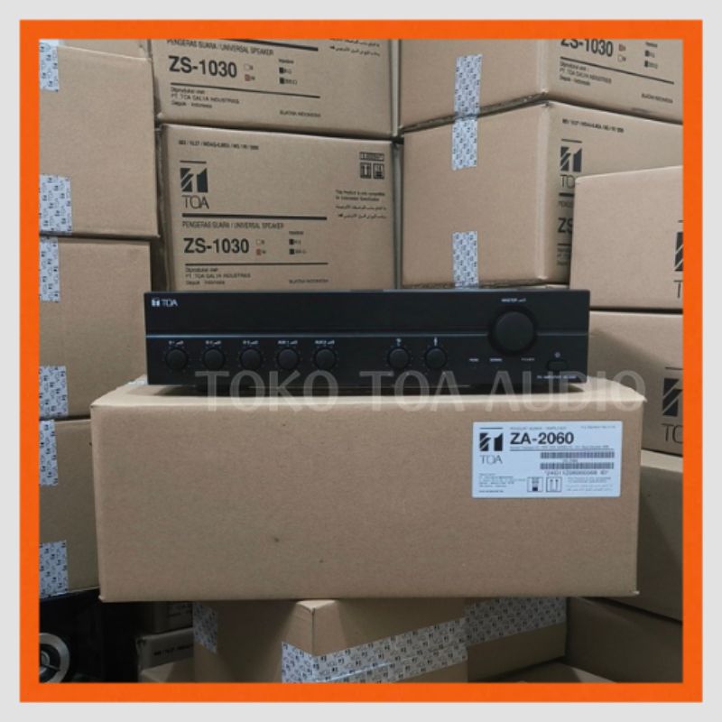 Jual Mixer amplifier TOA 60 watt ZA-2060 ZA 2060 ampli masjid murah original | Shopee Indonesia