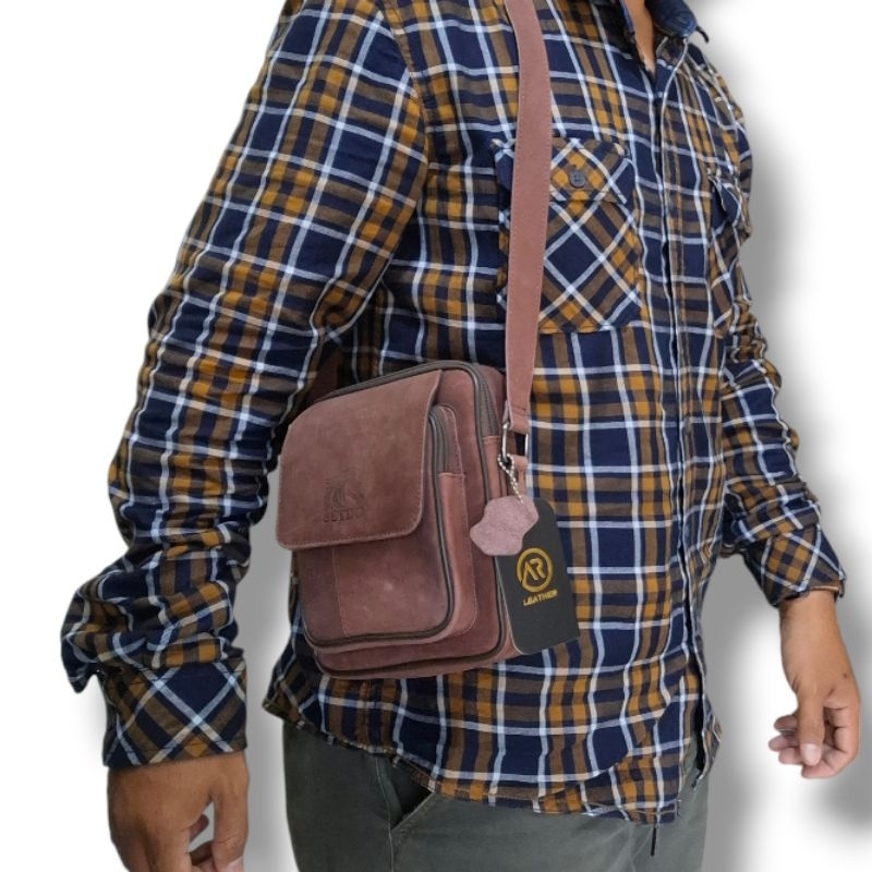 Jual tas pria ukuran mini kulit asli dijamin original bally | Shopee ...