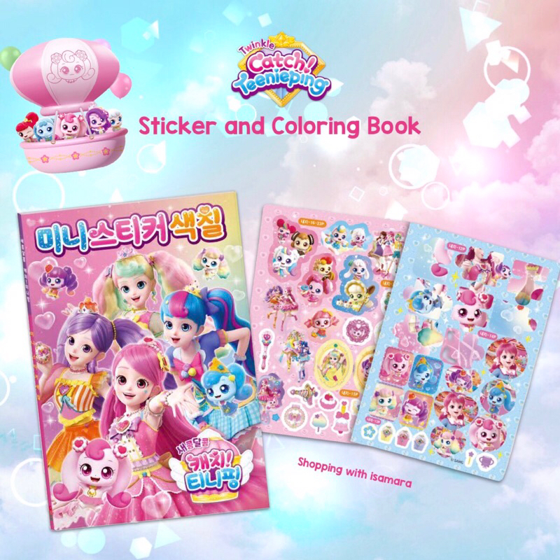 Jual Sticker and Coloring Book / Buku aktivitas mewarnai dan stiker ...