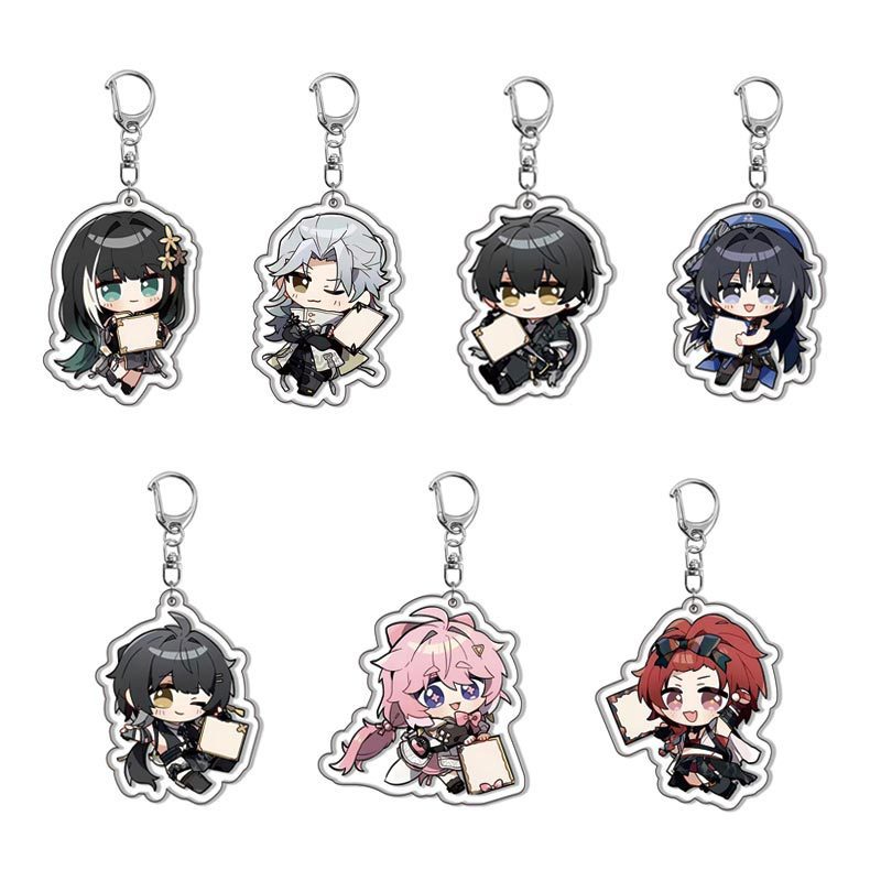 Jual Gantungan Kunci Wuthering Waves Akrilik Transparan Keychain ...