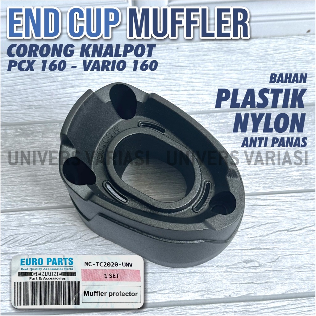 Jual CORONG KNALPOT ANTI PANAS END MUFFLER END CUP VARIO 160 CBS ABS ...
