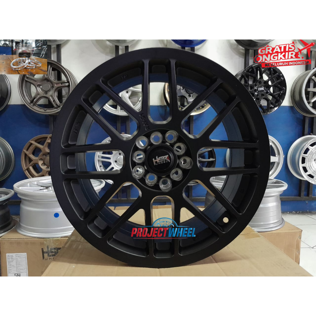 Jual Velg Rai-S1 HSR R17 Semi Mate Black Buat Jazz Yaris Avanza Baleno mazda2 Freed DLL | Shopee ...