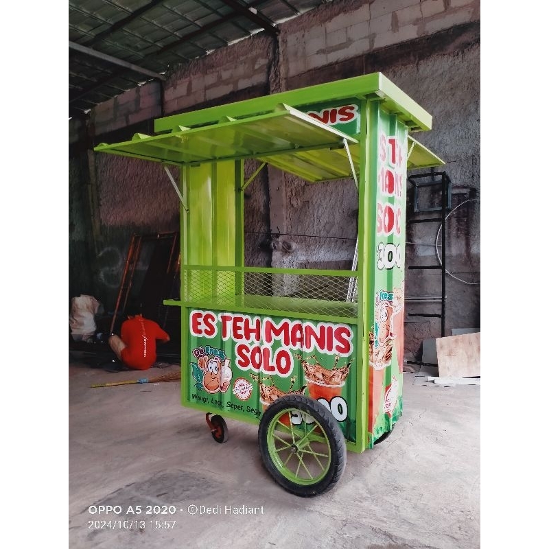 Jual Gerobak Dorong, Gerobak ES, booth ES 120x60x200cm GRATIS STIKER ...