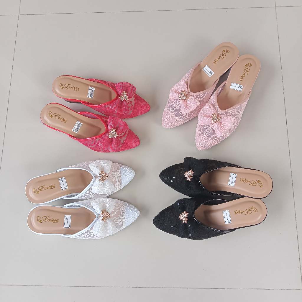 Jual Sandal slop pesta anak wanita terbaru hak 3cm | Shopee Indonesia