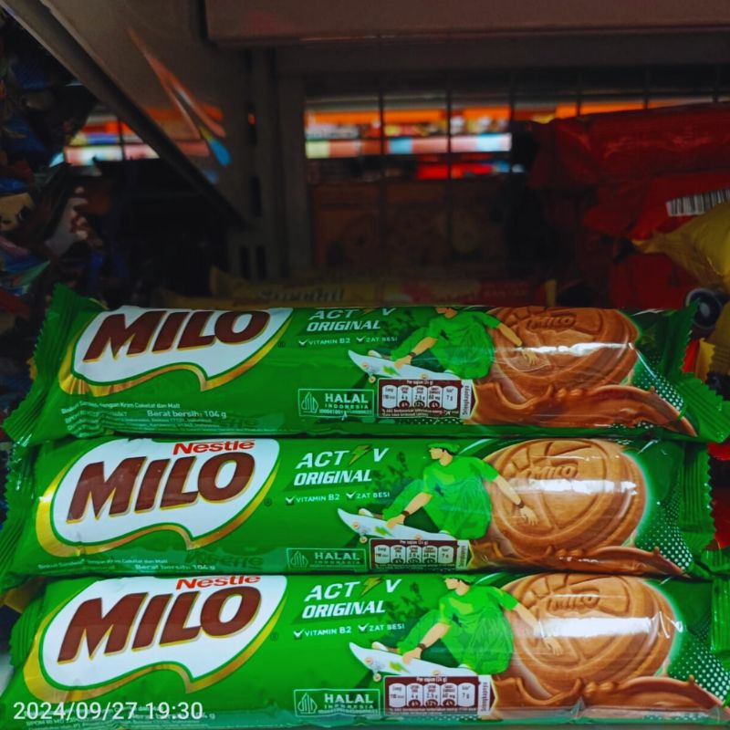 Jual Milo Activ Original biskuit sandwich 104gr | Shopee Indonesia