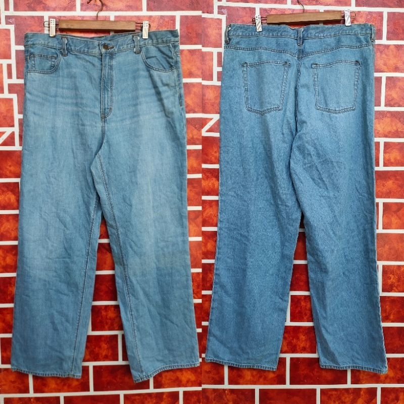 Jual JEANS PRIA / WANITA UNISEX LP 100 JUMBO BIG SIZE | Shopee Indonesia