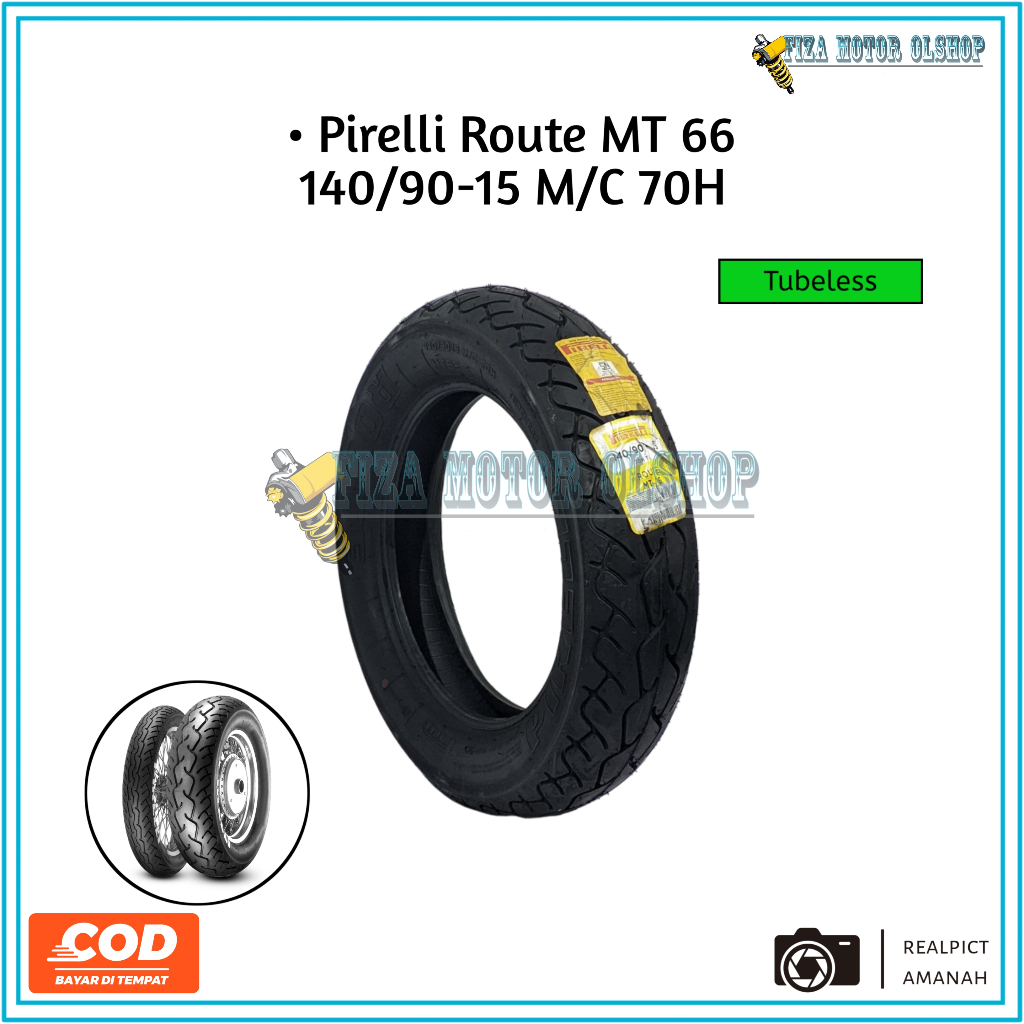 Jual Ban Tubeless Pirelli Route MT 66 Ukuran 140/90-15 Ring 15 Merk ...
