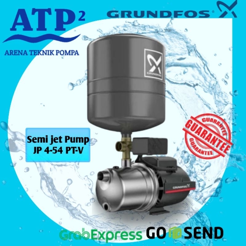 Jual Grundfos JP 4-54 PT Pompa Air Sumur Dangkal Semi Jet Pump | Shopee ...