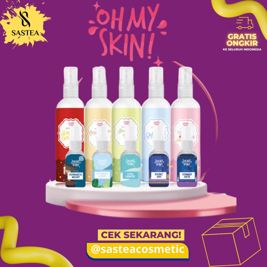 Jual Oh My Skin! Body Mist New Series Parfume Badan Vanilla Popcorn ...