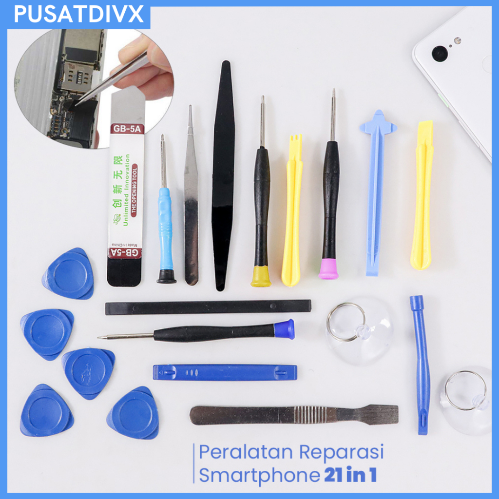Jual SANJI ALAT PERALATAN REPARASI SMARTPHONE HP 21 IN 1 REPAIR TOOLS ...