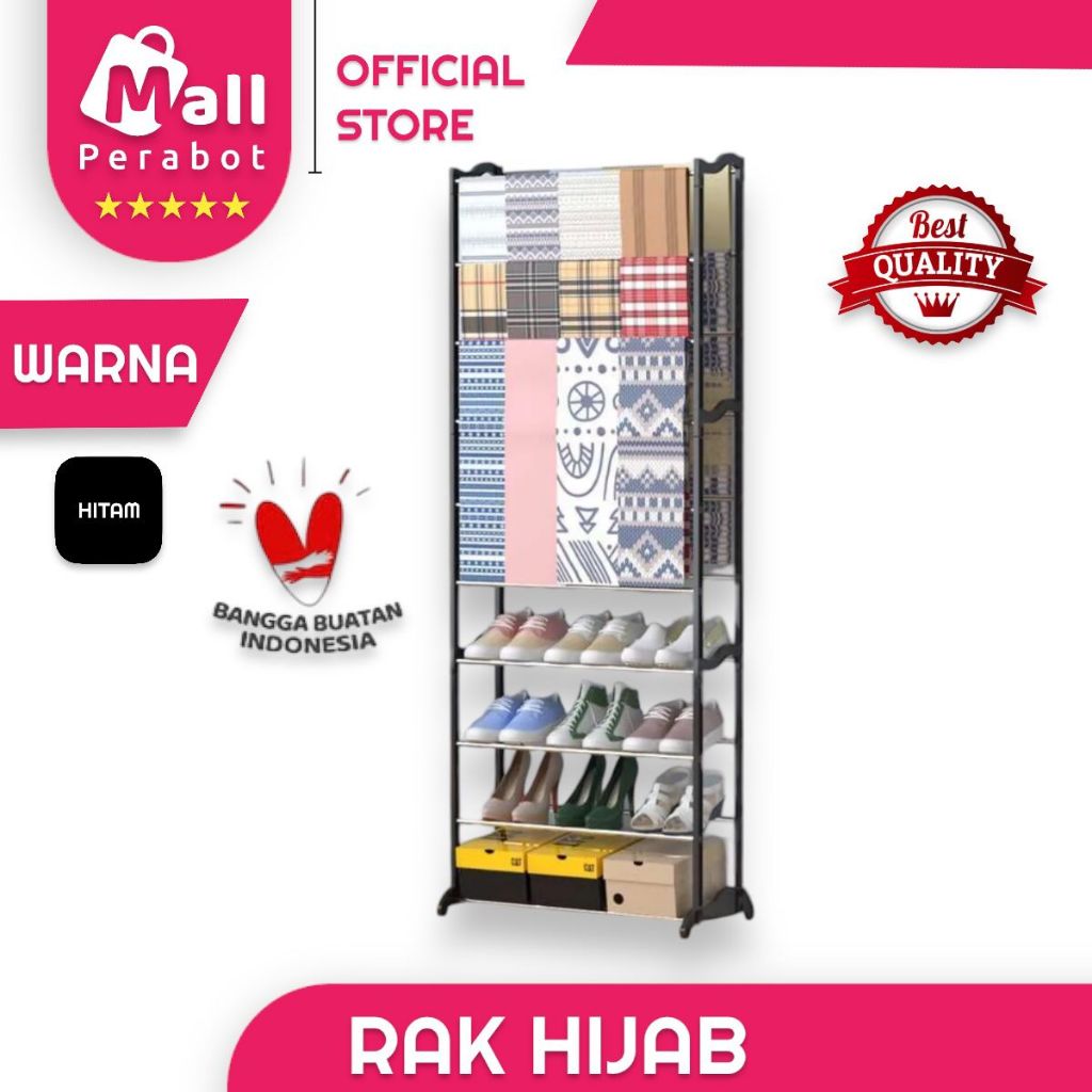 Jual Mall Perabot | Rak HIjab Amazing Shoes Rack - Rak Sepatu Rakit 10 Susun Non Cover Murah ...