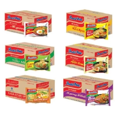 Jual INDOMIE 1 DUS ISI 40 BUNGKUS / SEMUA RASA | Shopee Indonesia