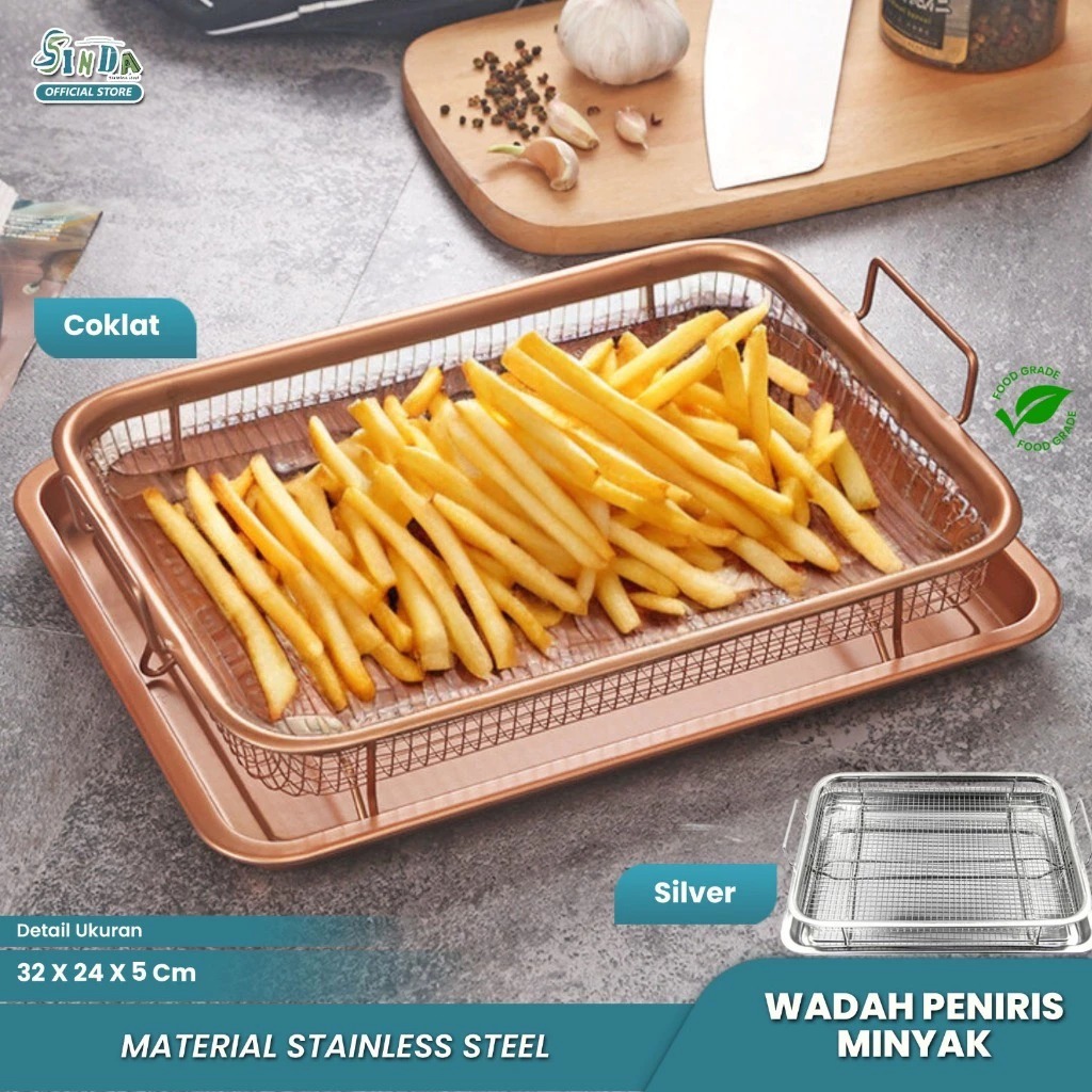 Jual CH Peniris MINYAK Cooper Crisper Tray Fika / Saringan Minyak ...