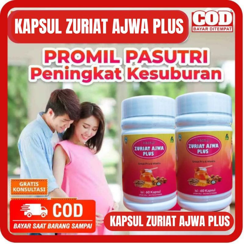 Jual [𝗗𝗜𝗦𝗧𝗥𝗜𝗕𝗨𝗧𝗢𝗥 𝗥𝗘𝗦𝗠𝗜] 𝗞𝗔𝗣𝗦𝗨𝗟 𝗭𝗨𝗥𝗜𝗔𝗧 𝗔𝗝𝗪𝗔 𝗣𝗟𝗨𝗦 𝗜𝗦𝗜 𝟲𝟬 - KAPSUL ZURIYAT PROMIL KAPSUL ZURIYAT ...