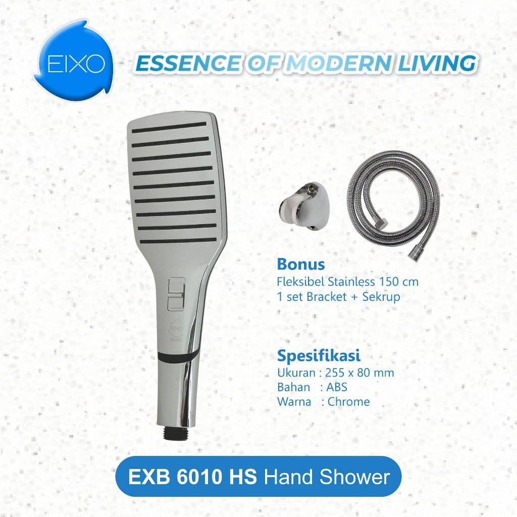 Jual EIXO BUFALO Shower Kamar Mandi ABS Chrome EXB 6010-HS | Shopee Indonesia