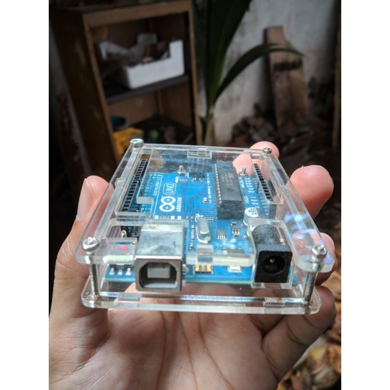 Jual ARDUINO UNO R3 + Case akrilik + kabel usb bekas normal | Shopee ...