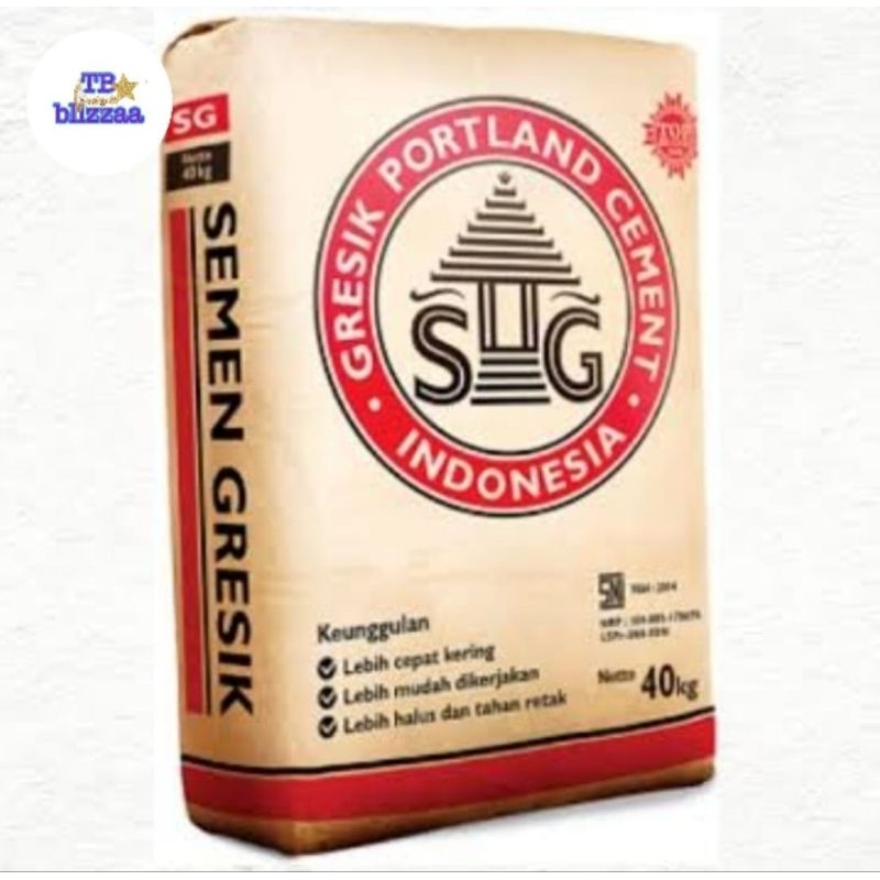 Jual Semen Gresik 40Kg Sak Eceran Per 1 sak 40 Kg [Min Pembelian 1 sak] | Shopee Indonesia