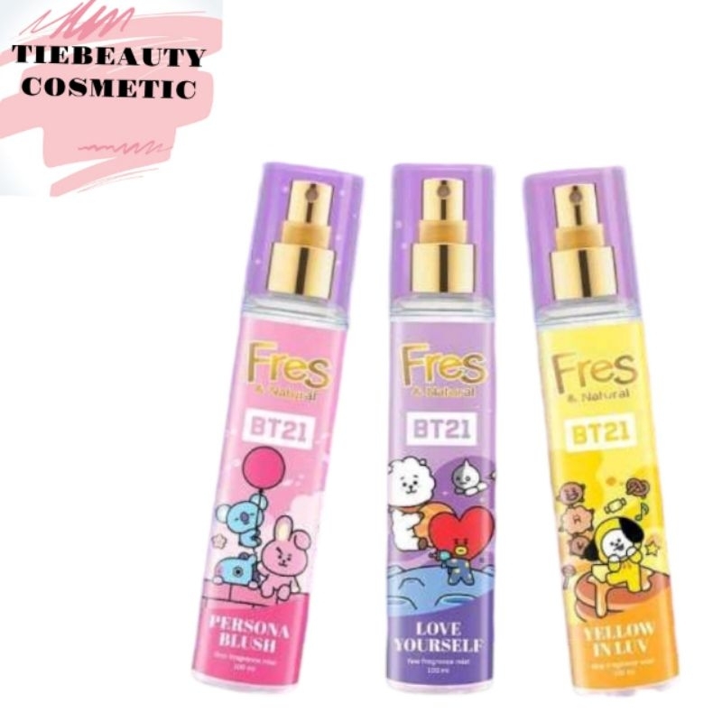 Jual Fres & Natural Spray Cologne 100ml Parfum Bt21 | Shopee Indonesia