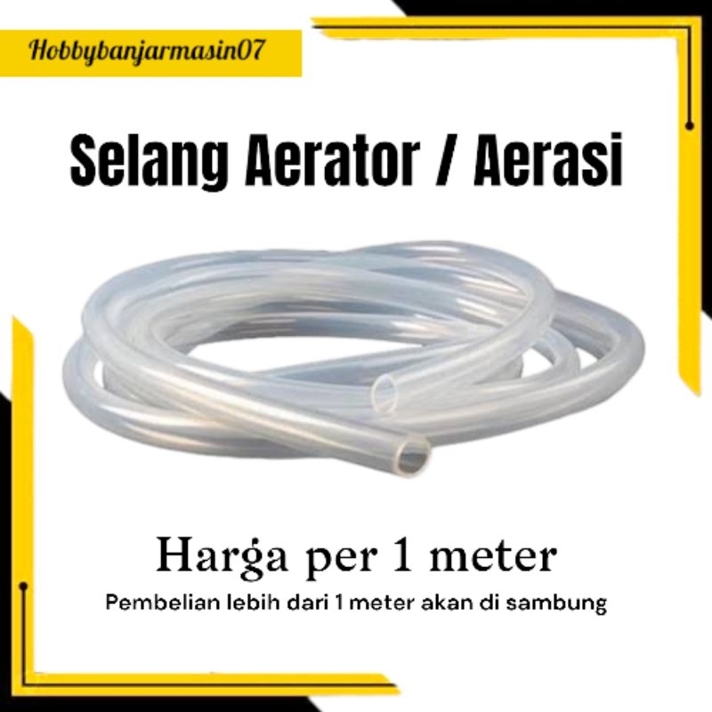 Jual PER METER SELANG AERATOR SELANG AERASI SELANG OXSIGEN SELANG 3/16 ...