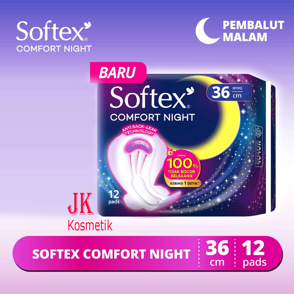 Jual Softex Comfort Night 29 cm / 36 cm - Pembalut | Shopee Indonesia