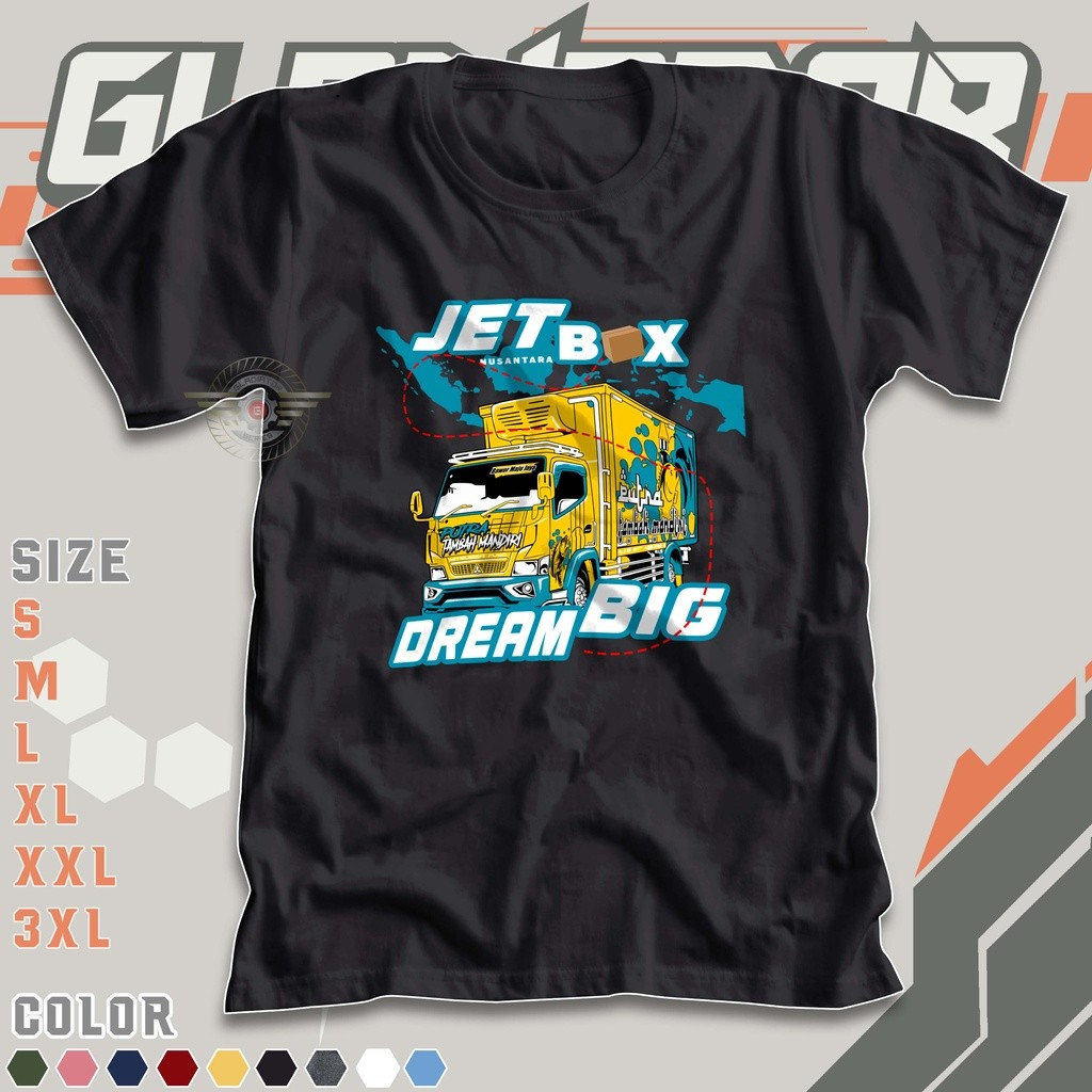 Jual KAOS TRUK JET BOX NUSANTARA | Baju Truck Oleng Rebecca | Driver Muda Indonesia Canter Mania ...