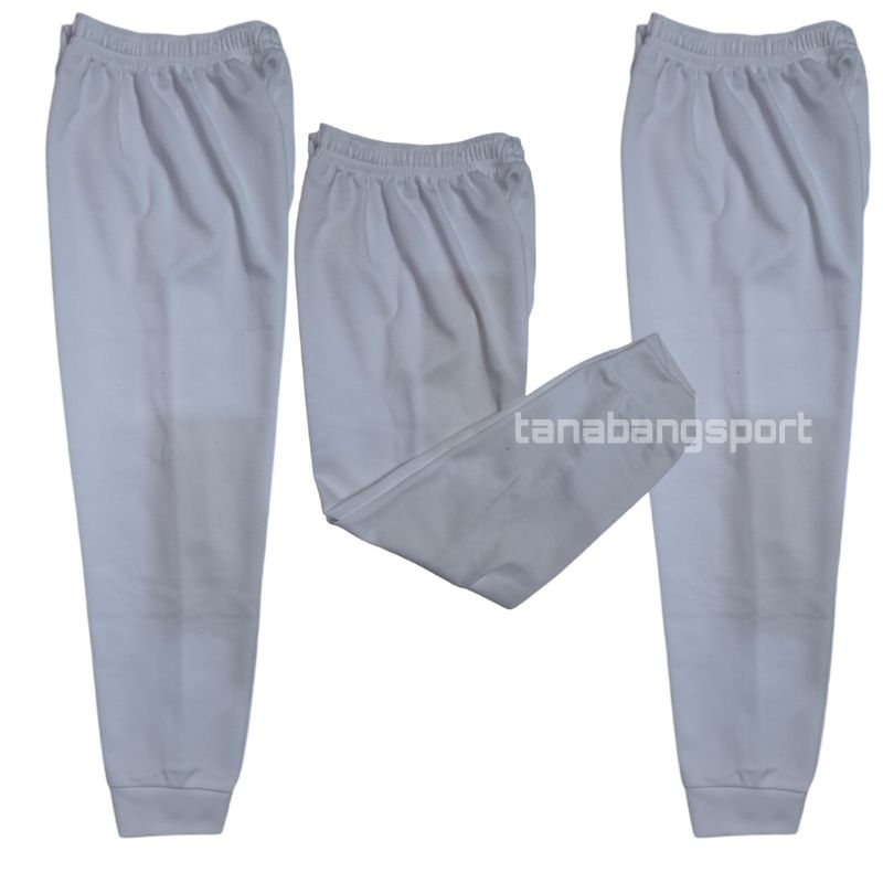 Jual Celana Training Olahraga Anak SD Putih Polos Joging Senam Lari ...