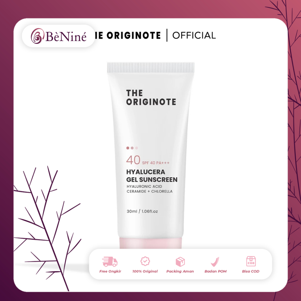 Jual Sunscreen The Originote SPF 40 30ml | The Originote Hyalucera Gel ...