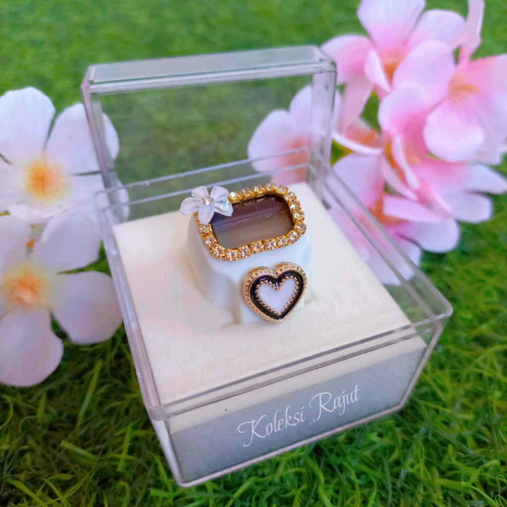 Jual Tasbih Digital Mini Led Diamond Sakura Cincin Tasbih Premium Tally Counter Penghitung