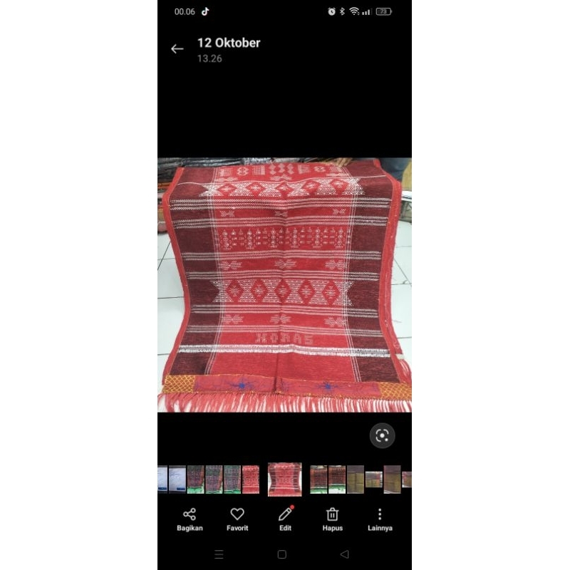 Jual ULOS SADUM CANTIK MANIS MITIF GORGA WARNA MERAH SIMATA PITU WARNA ...
