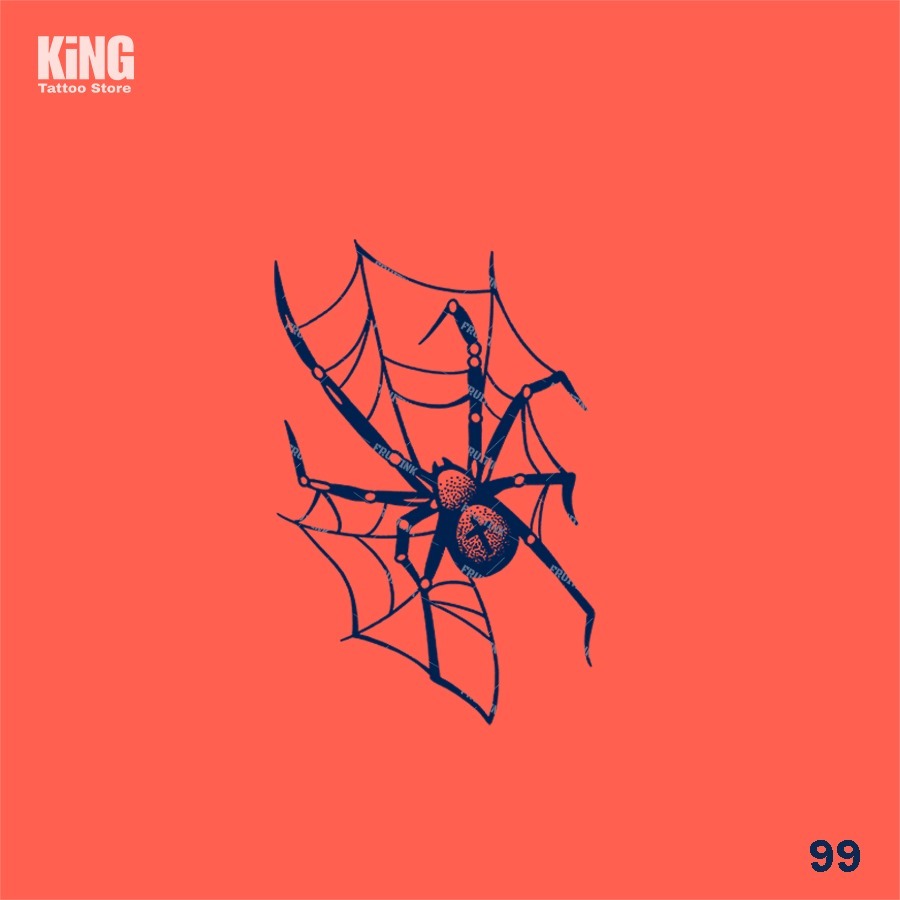 Jual Stiker tato temporer semi permanen 99 motif laba laba ...