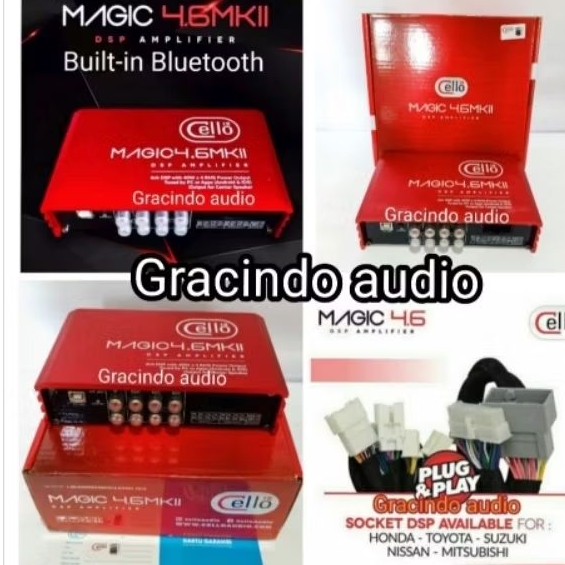 Jual Power Processor DSP Cello Magic 4.6MKII Include Kabel Soket Plug N ...